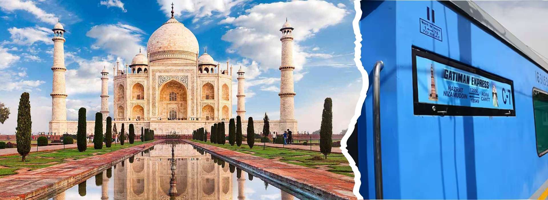 Taj Mahal and Agra Tour by Superfast Train – Real India Vacation